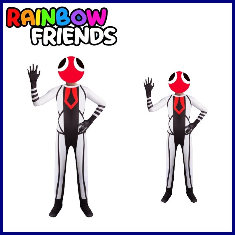 New Roblox Rainbow Friends Ant Man Kid Halloween Jumpsuit Mask Cosplay ...
