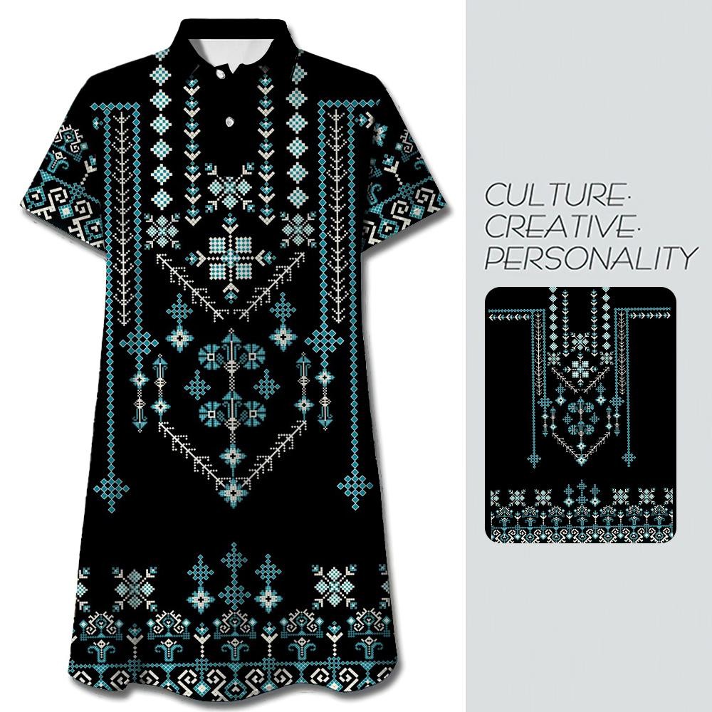 2025 Asean Attire For women Retro Women's Polo dress, Ethnic Style ...
