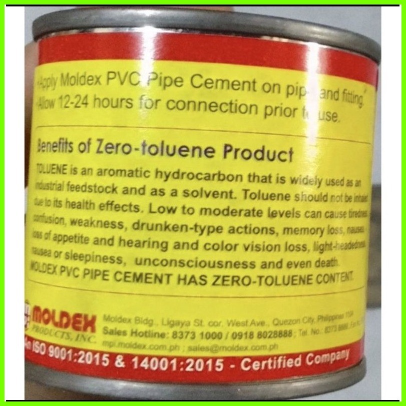 MOLDEX PVC PIPE CEMENT | Shopee Philippines