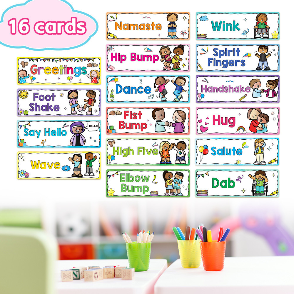Classroom Greetings Poster Set - Social Emotional Learning Posters for ...