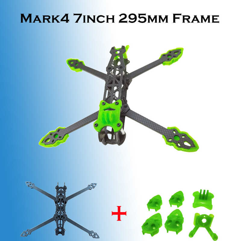 Isang set na Mark4 7inch 295mm Quadcopter Frame kit 3K Carbon Fiber ...