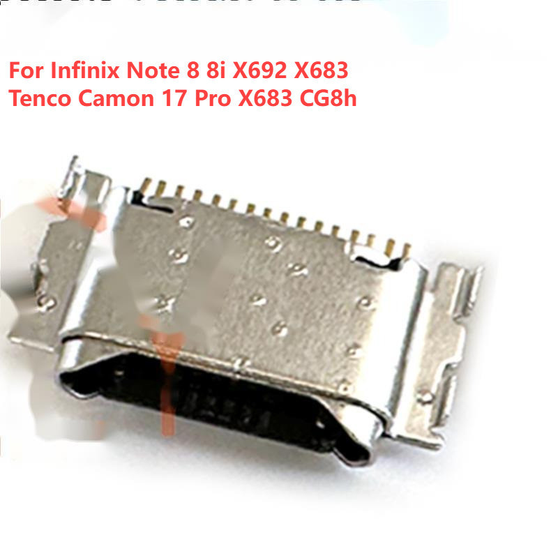 5-50pcs Charging Pin Connector For Infinix Note 8 8i X692 X683 Tenco ...