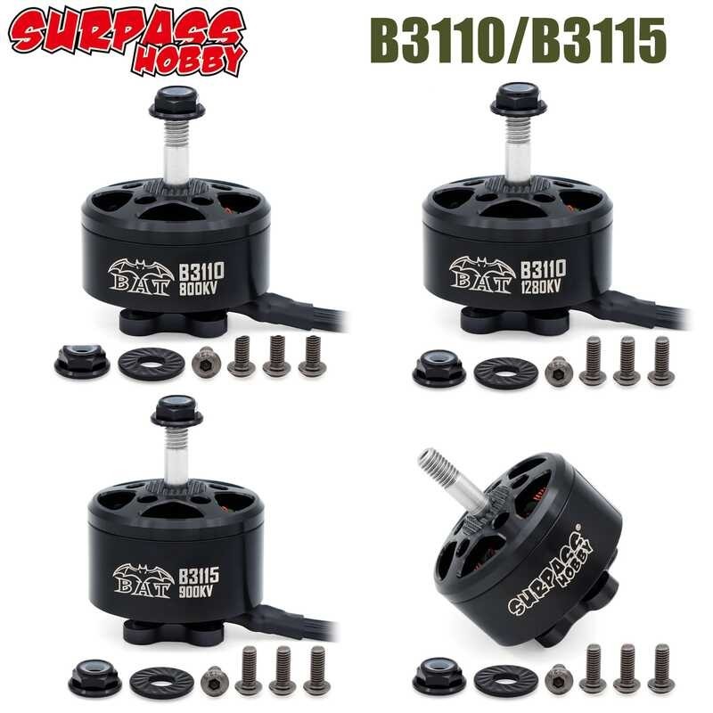 Surpass Hobby RC Outrunner Drone Motor Brushless 3110 3115 fpv Racing ...