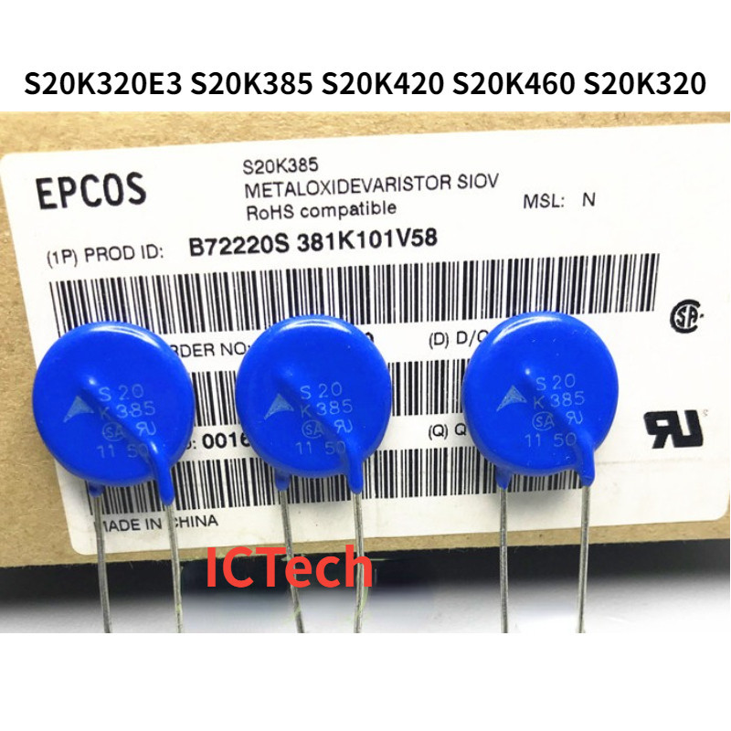 Original Varistor S20K320E3 S20K385 S20K420 S20K460 S20K320 New ...