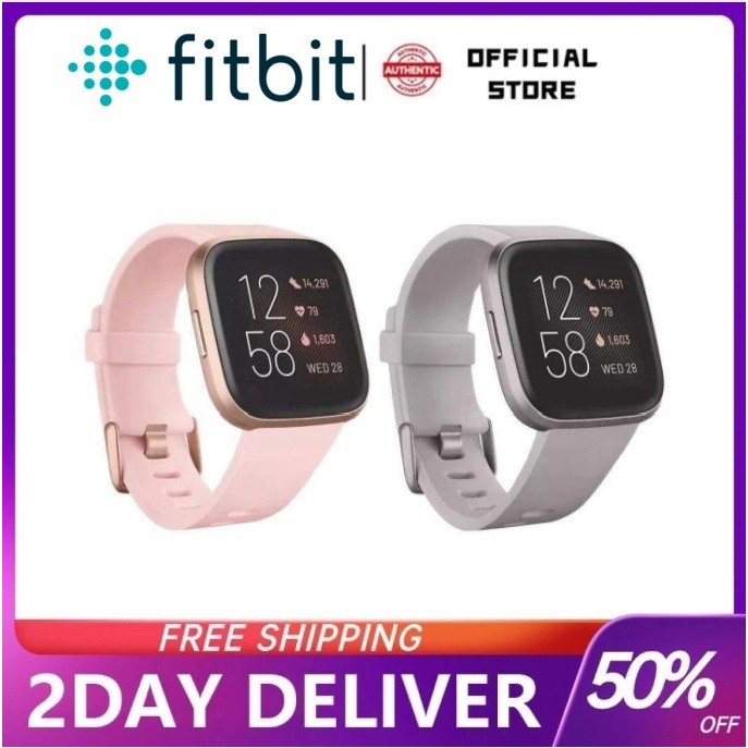 100% Original Fitbit Versa 2 Fitness Intelligent Heart Rate Detector ...