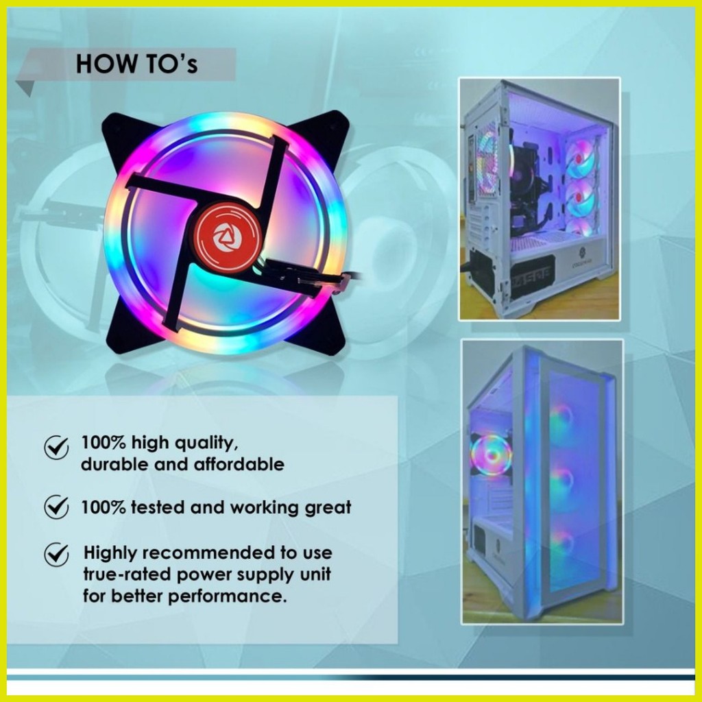 ♒ ⭐ InPlay Meteor 03 /01 White Mid Tower Gaming Case PC CASE Desktop ...