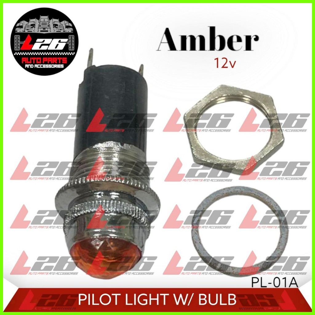 Warning Pilot Light Bulb Indicator Car Boat Van Power Indicator Pilot ...