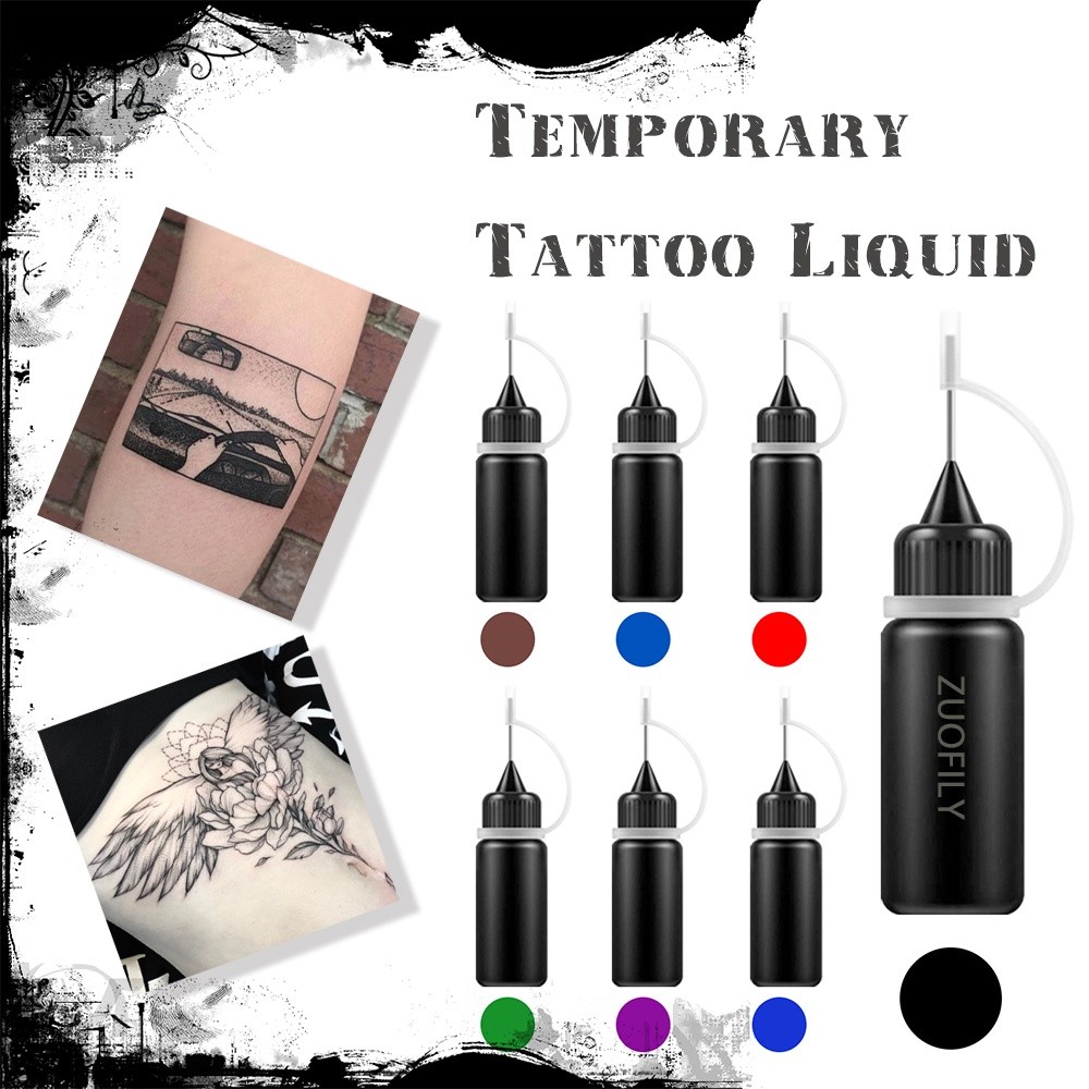 OM 10ml Tattoo Cream Hollow Tattoo Template + Henna Tattoo Ink | Shopee ...