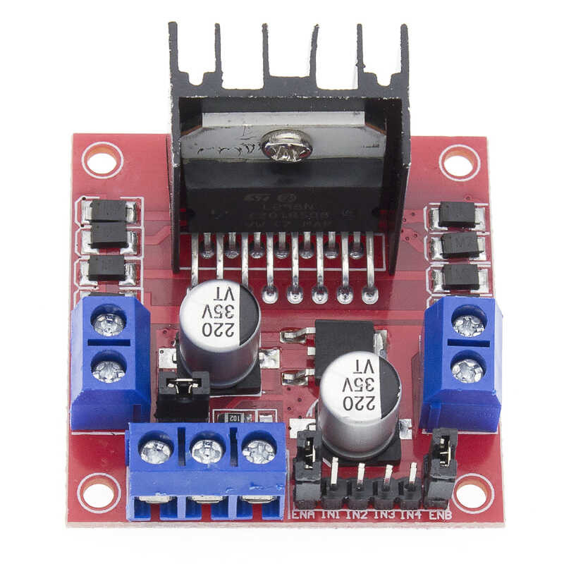 L298n Driver Board Module L298 Stepper Motor Smart Car Robot Breadboard ...