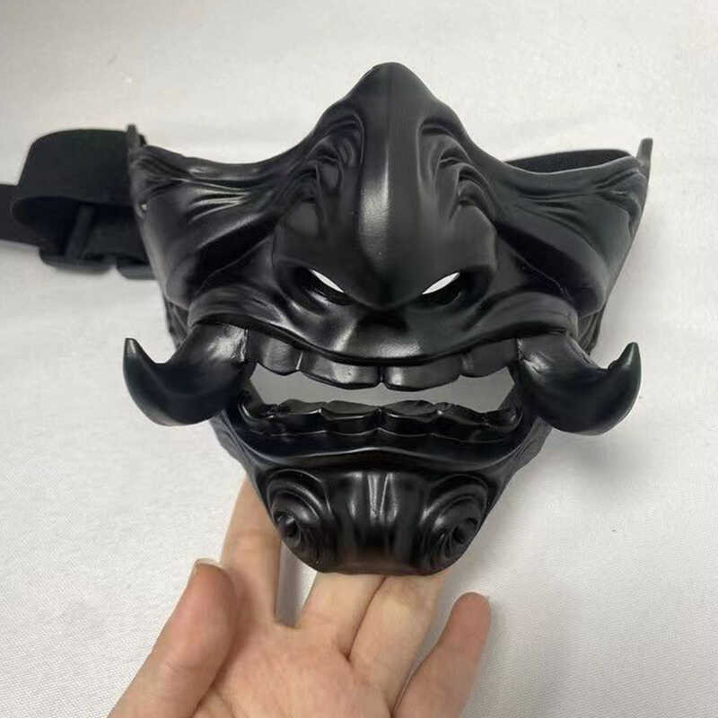 Ghost Of Tsushima Jin Sakai Cosplay Half Face Warrior Halloween Party ...