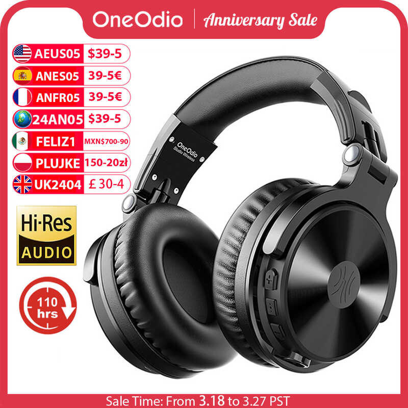 952 Onedio Wireless Bluetooth Ear Phones For 110 Hours, Hi Res ...
