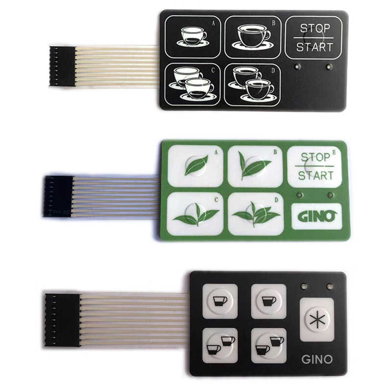 GINO Italian coffee machine original tea press key panel coffee machine ...