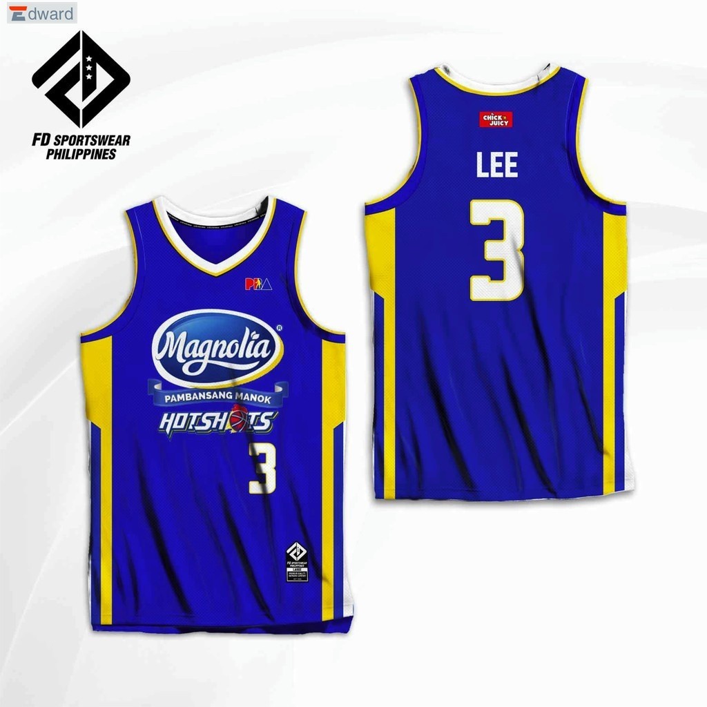 【Edward】(Free custom name and number）CALVIN ABUEVA MAGNOLIA HOTSHOTS ...