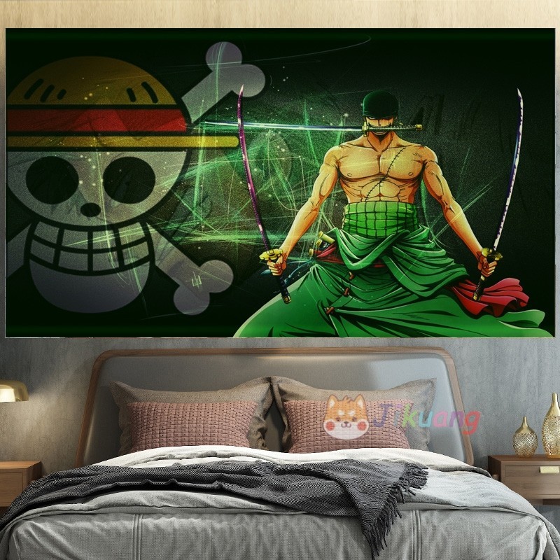 Japanese Style One Piece Background Cloth ins Tapestry Cartoon Anime ...
