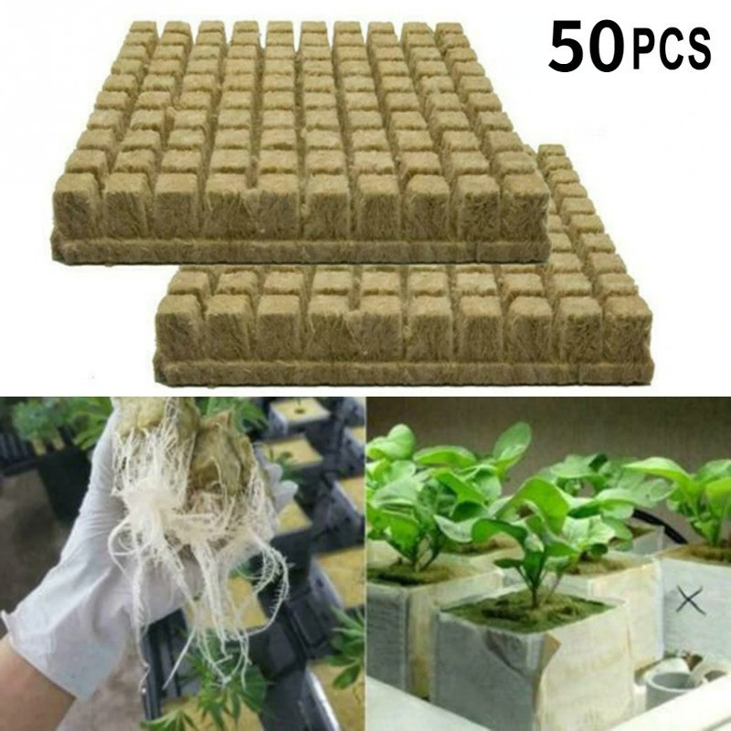 Cultivation Planting Blocks - Rockwool Cubes - No Soil Cultivation ...
