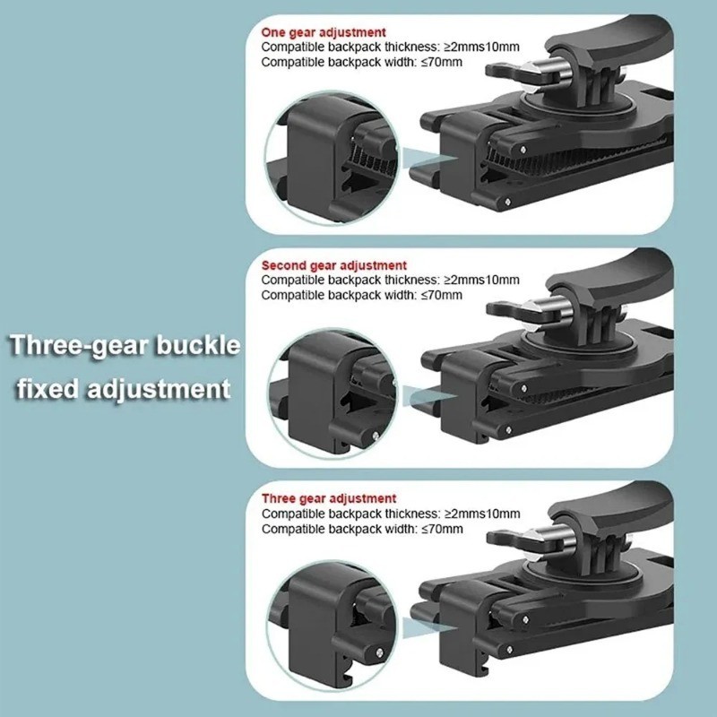 Backpack Shoulder Strap Mounts 360° Rotatable Base For Insta360 Ace DJI ...