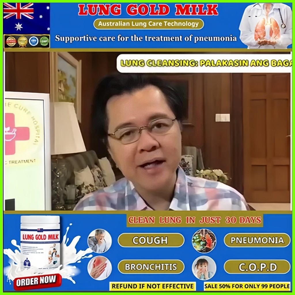 Lung Gold Milk Colostrum New Zealand Milk The Natural Solution For Optimal Lung Health 400G/B ...