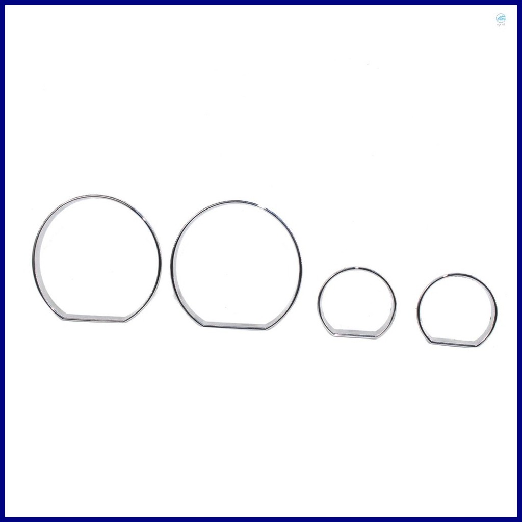 Chrome Gauge Cluster Dashboard Bezel Rings Trim Dial Rings Bezel ...