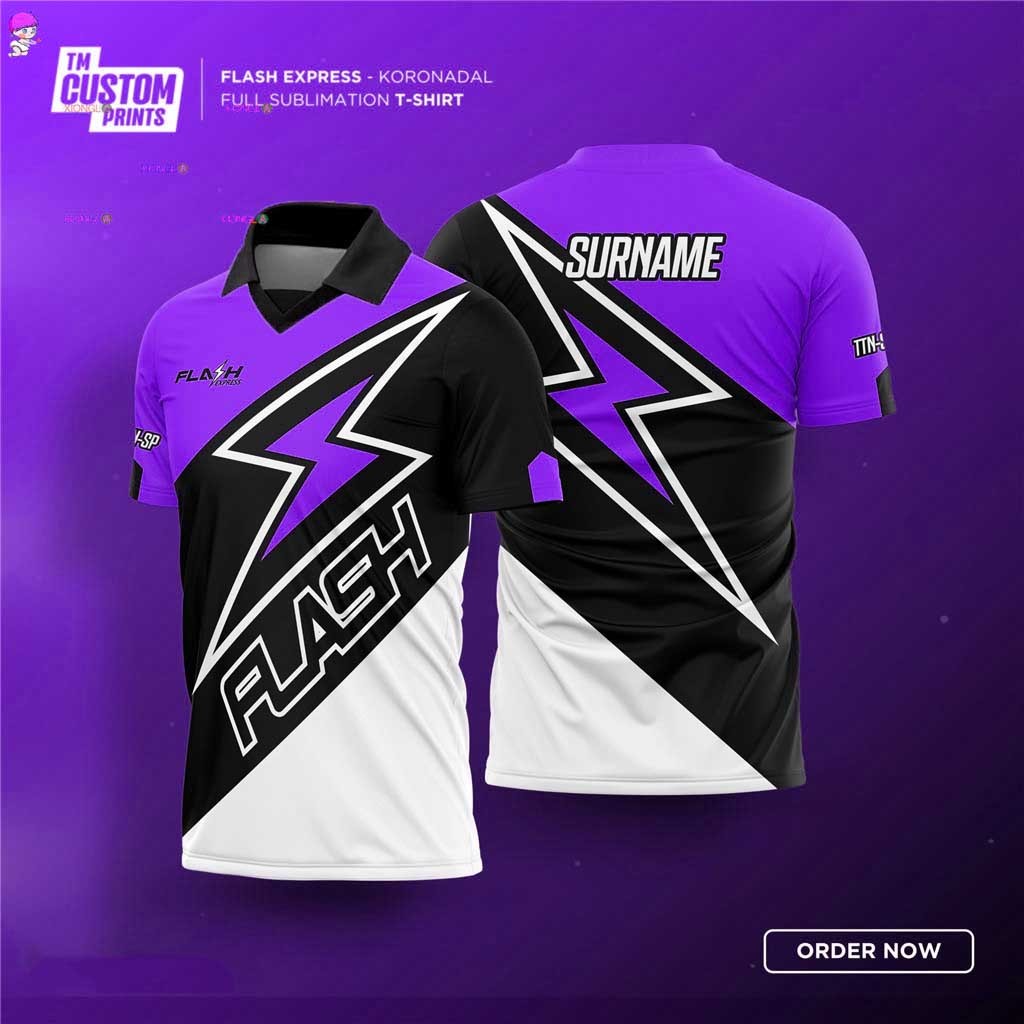 【Free Custom Name & Number】FULL SUBLIMATION SHIRT DESIGN FOR FLASH ...