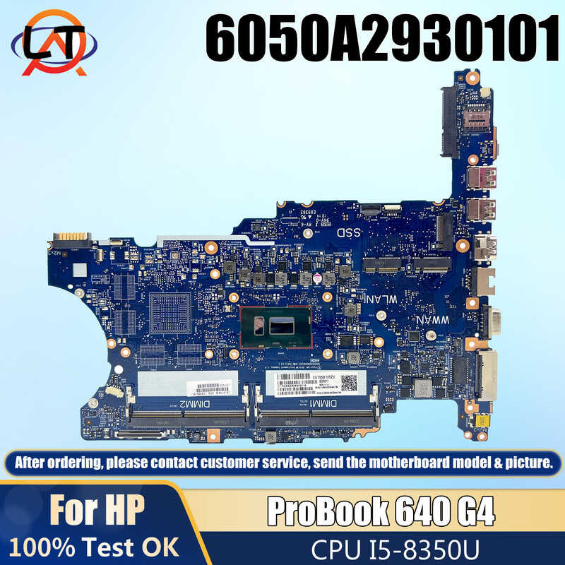 6050A2930101-Mb-A01 For HP Probook 640 G4 Laptop Motherboard With Core ...