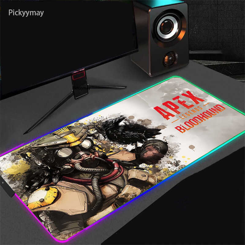 Large RGB Mouse Pad Gaming Apex Legends Mousepad Large LED Mouse Mat ...