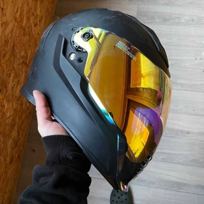 Helmet Ng Motosikleta Salamin Ng Araw 12 Kulay Helmet Lens Shield Na ...