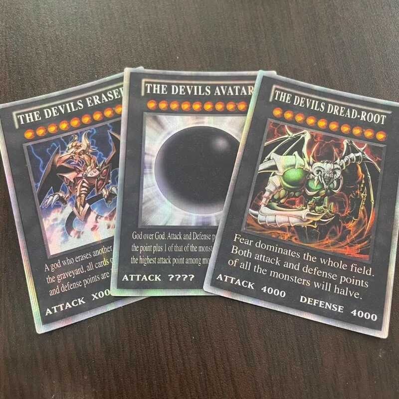 Yu-Gi-Oh DIY Wicked God The Wicked Dreadroot Eraser Avatar Secret Rare ...