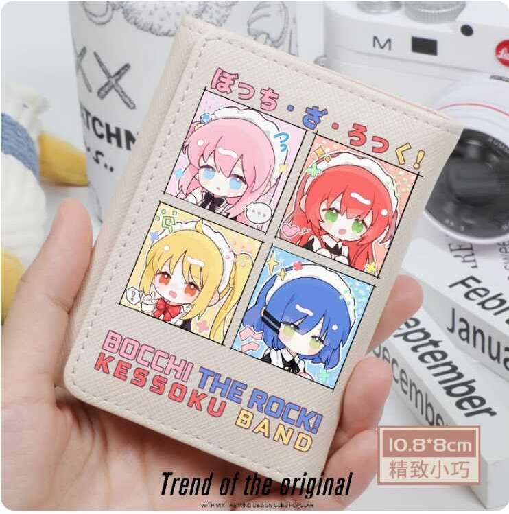 Anime BOCCHI THE ROCK Gotoh Hitori Kita Ikuyo Fashion Wallet PU Purse ...