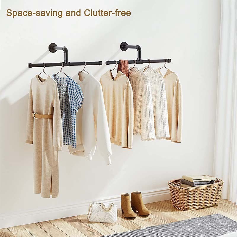 Heavy Duty Wall Mounted Hanger Rack Drying Rack Multifunctional Iron ...