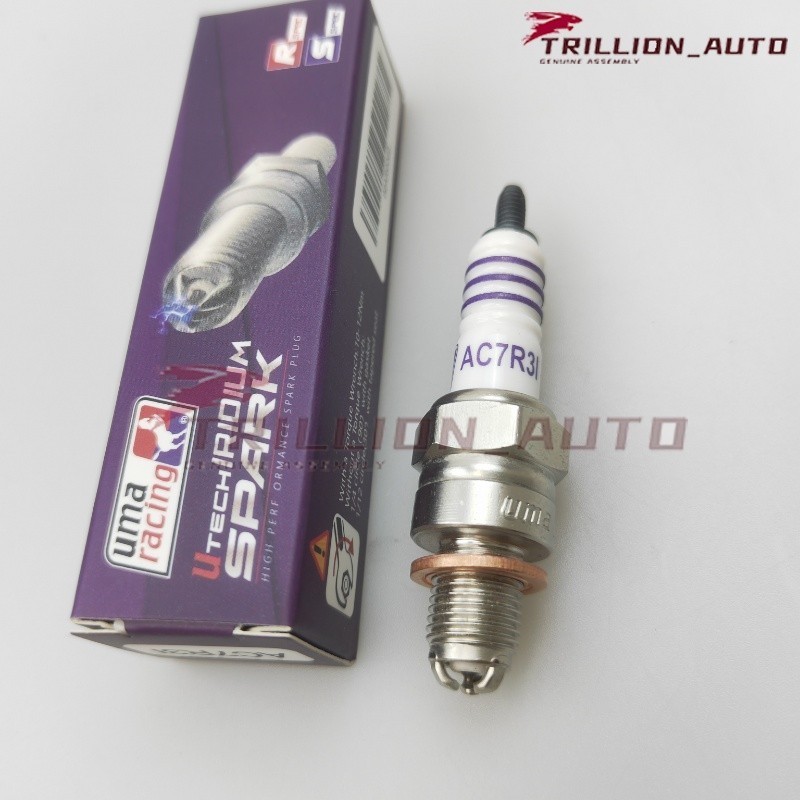 UMA IRIDIUM SPARK PLUG AC7R31 FOR RAIDER, NMAX, AEROX, CLICK, RS150 ...