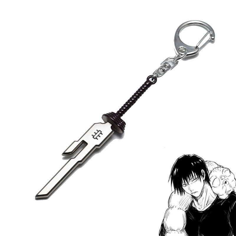 Anime Jujutsu Kaisen Keychains Fushiguro Toji Nanami Kento Metal ...