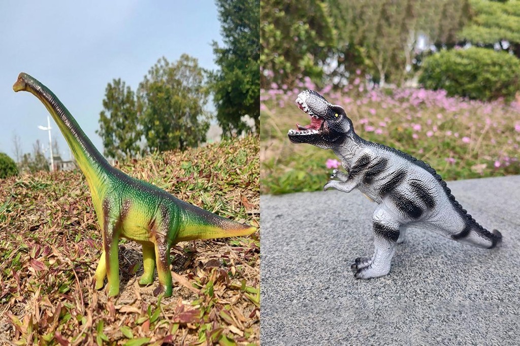 SU Dinosaur Model Toy Early Learning Solid Model Realistic ...