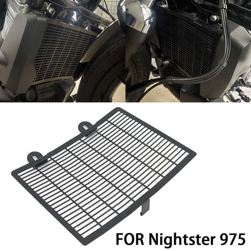 2022 Bagong Motorcycle Radiator Guard Aluminum Radiator Protector Cover ...