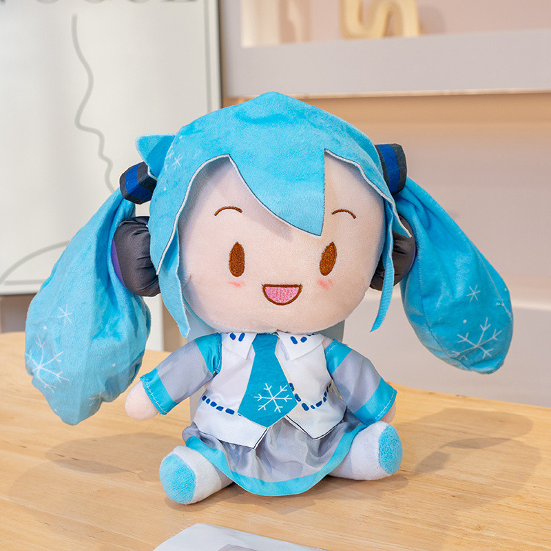 Kawaii Hatsune Miku Plush Toy Cute Fufu Virtual Idol Plushie Doll Decor ...