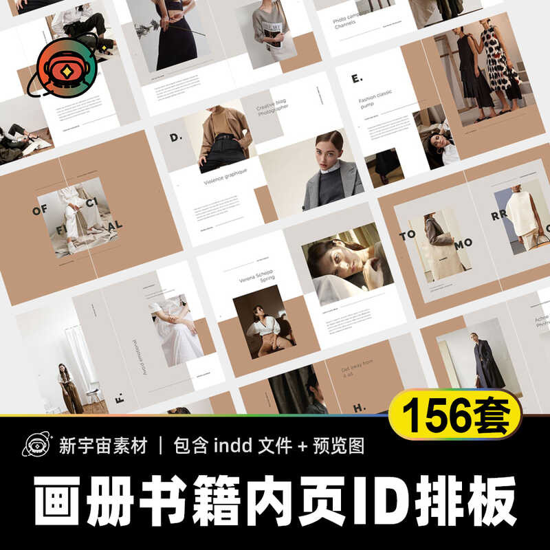 Advanced Minimalist Indesign Portfolio Layout Template ID Graduation ...