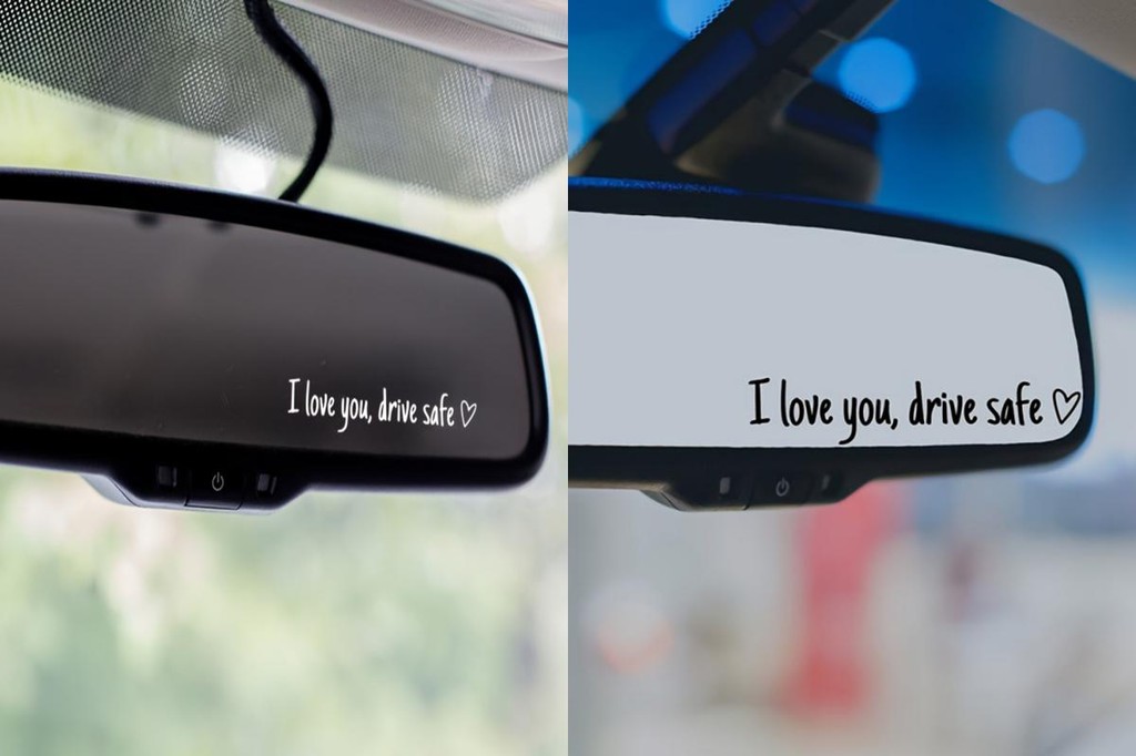 SGW_ Removable Car Sticker Colorful Car Sticker Chic Waterproof Rear ...