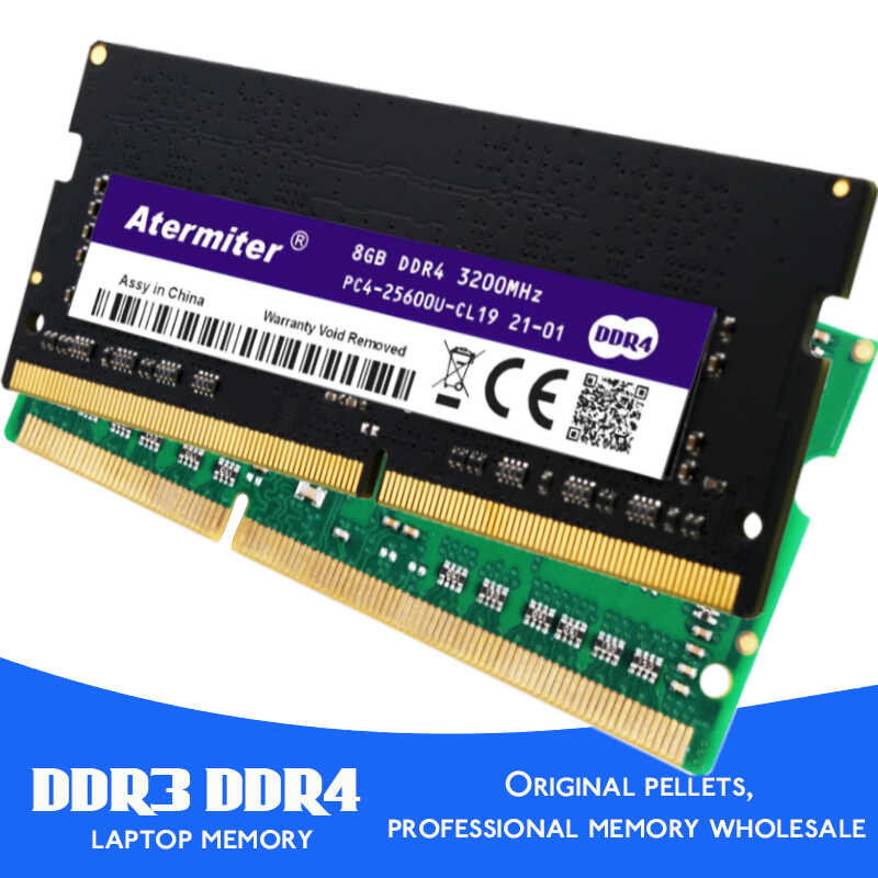 Atermiter Ddr3 Ddr4 Pc3 Pc4 16Gb 8Gb 4Gb Laptop Ram 1066 1333Mhz 1600 ...