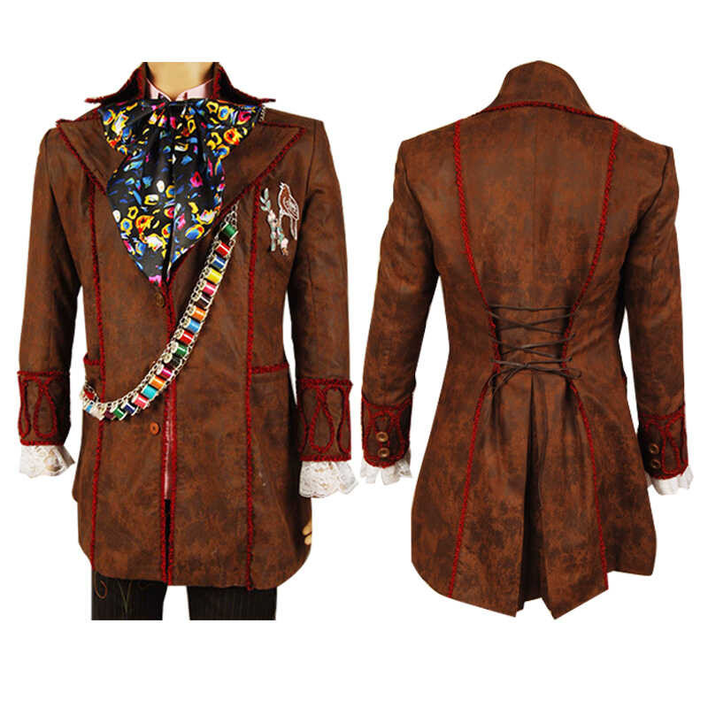 The Mad Hatter clothes full cosplay clothes Halloween cos clothes for ...