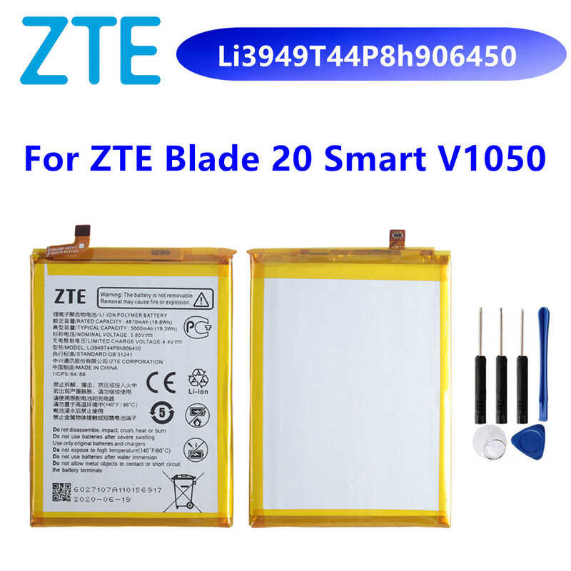 Orihinal na Baterya Bagong 5000mAh Li3949T44P8h906450 Para sa ZTE Blade ...