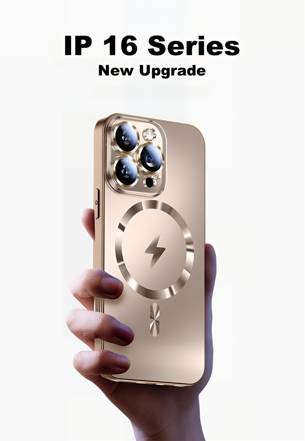 Lightning Pattern Magnetic Phone Case for IPhone 16 Pro Max 11 12 13 14 ...