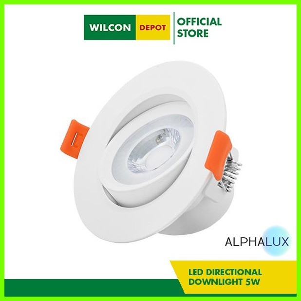 ALPHALUX 5W Daylight 6500K Led Light Directional Downlight Round WM L ...
