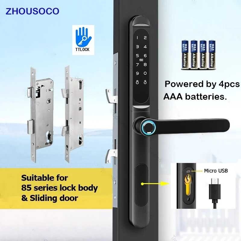 1 Smart Door Lock Ng Aluminum Alloy, Fingerprint Lock, Waterproof Ip66 ...