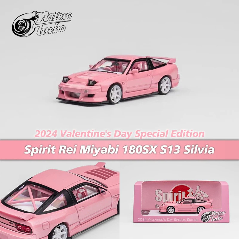 【⭐24h⭐ 】MicroTurbo 1:64 Spirit Rei Miyabi 180SX S13 Siia Valentine`s ...