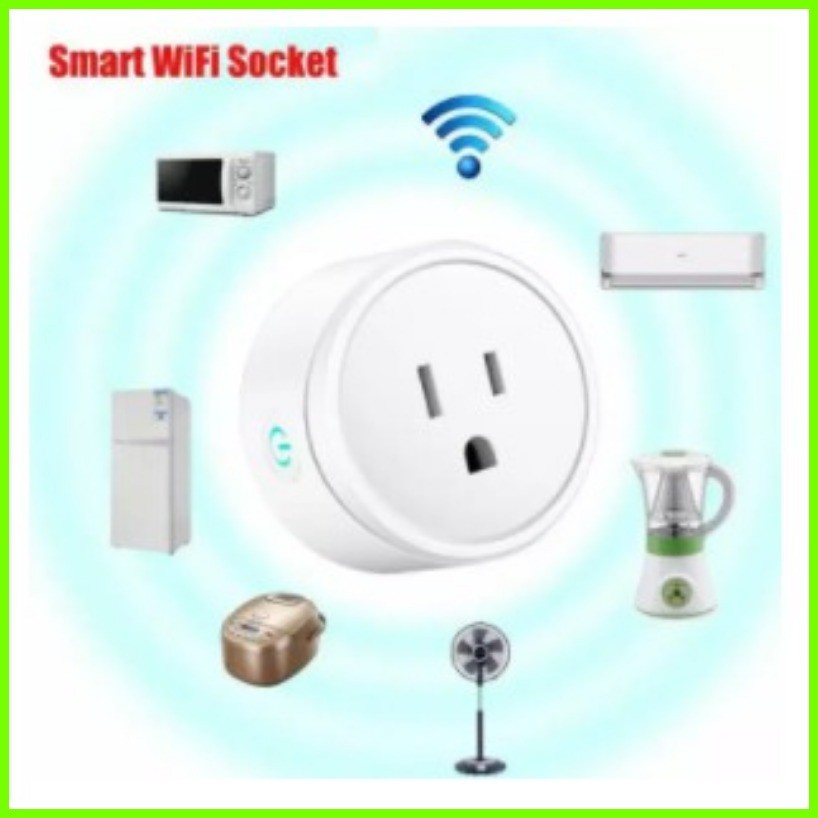 Mini Smart WiFi Socket Wireless Plug Socket Outlet Remote Control Power ...