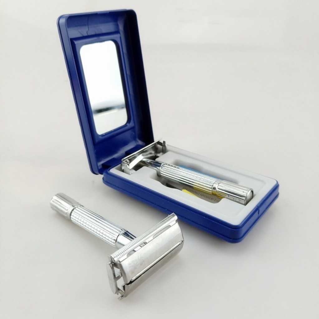 Double Edge Manual Shaver For Men Classic Stainless Steel Safety Razor ...