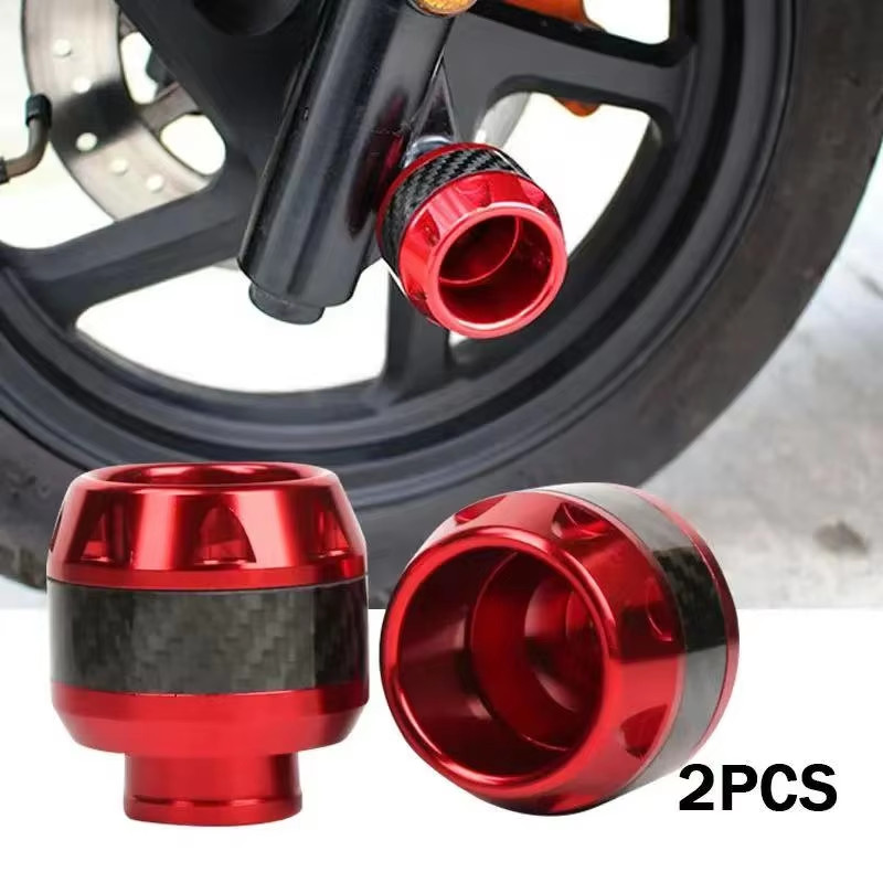 2Pcs Universal Aluminum Alloy Motorcycles Falling Protector Explosion ...