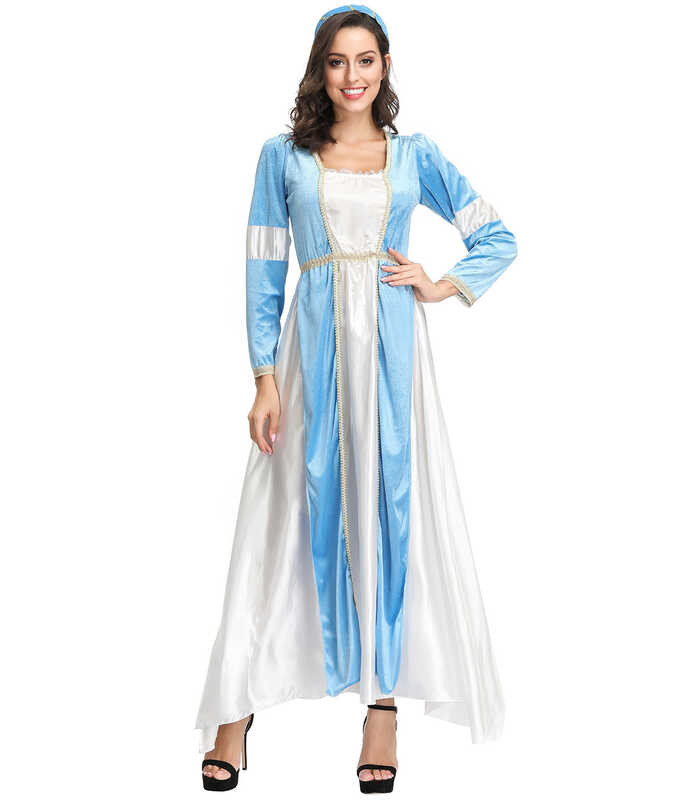 Juliet Princess Romantic Dress Stage Arab Goddess Costume Ethnic Minority Shepherd Robe Dress ...
