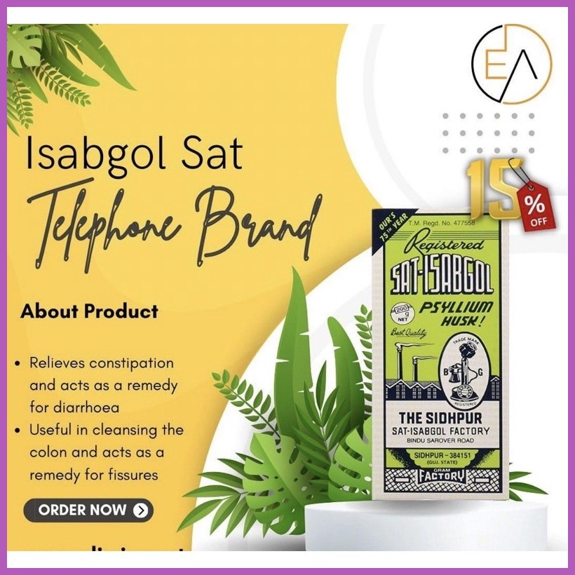 § Sat Isabgol Psyllium Husk Provided Fiber To Support Colon Health And ...