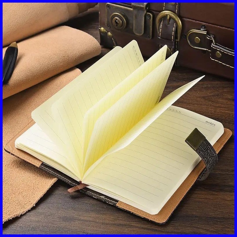 200 Pages Vintage Password Notebook A6 A5 B5 Ancient Egyptian Leather ...