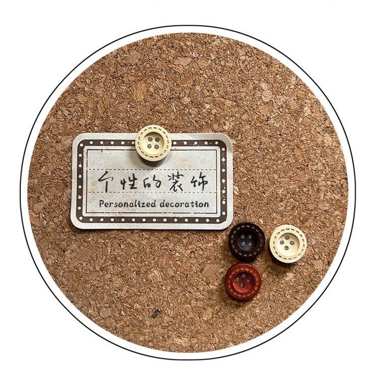 Solid Wood Button Pushpin Smile Push Pin Solid Wood Corkboard Photo ...